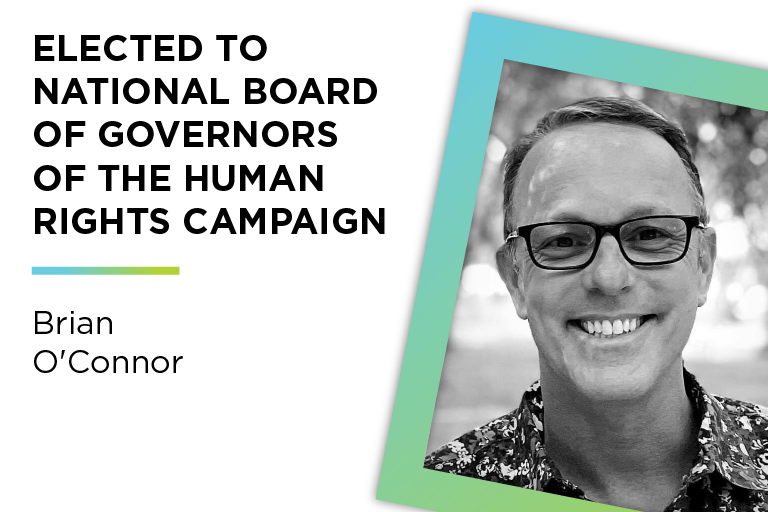Brian O'Connor elected to Human Rights Campaign board of governors